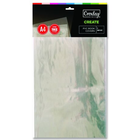 Croxley Create PVC Book Covers Clear Pack of 5 - PNA Sandton Gate